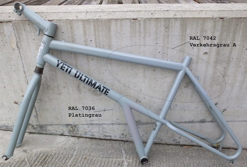 I want to paint my bike in this kind of matt grey, does anyone have ...