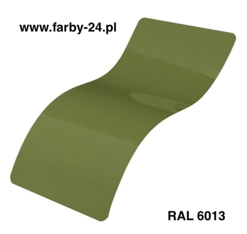 RAL 6013 Farba Proszkowa Poliestrowa Kolor Zielony Trzcinowy Gładki Mat ...